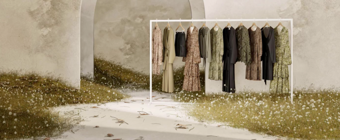 A fashion collection created entirely with 3D samples